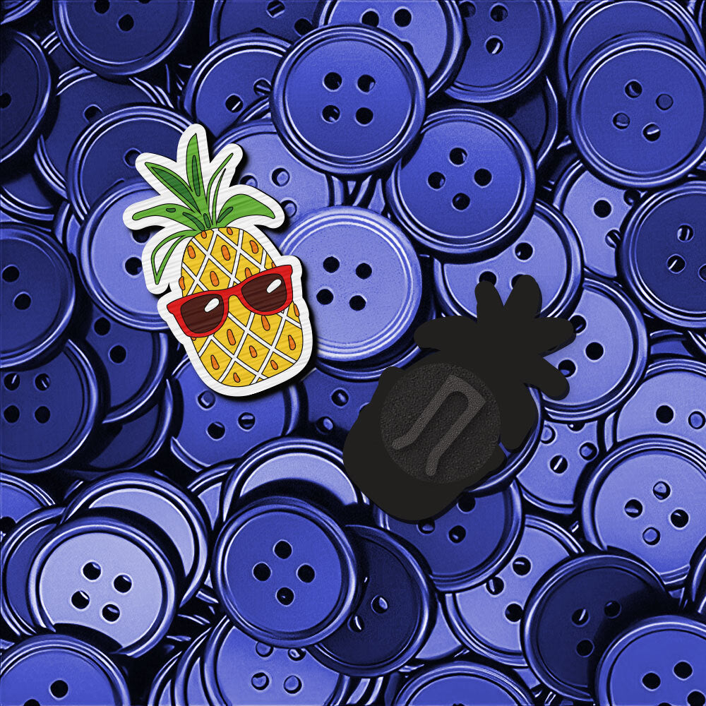 Hand-Painted Unbuttons – Say it with a Pin